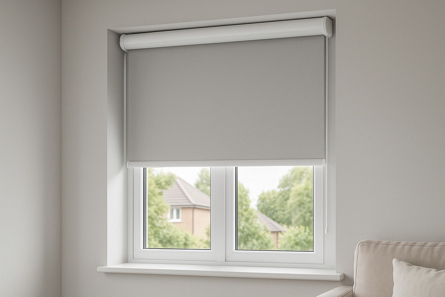 Made-to-measure fabric roller blinds